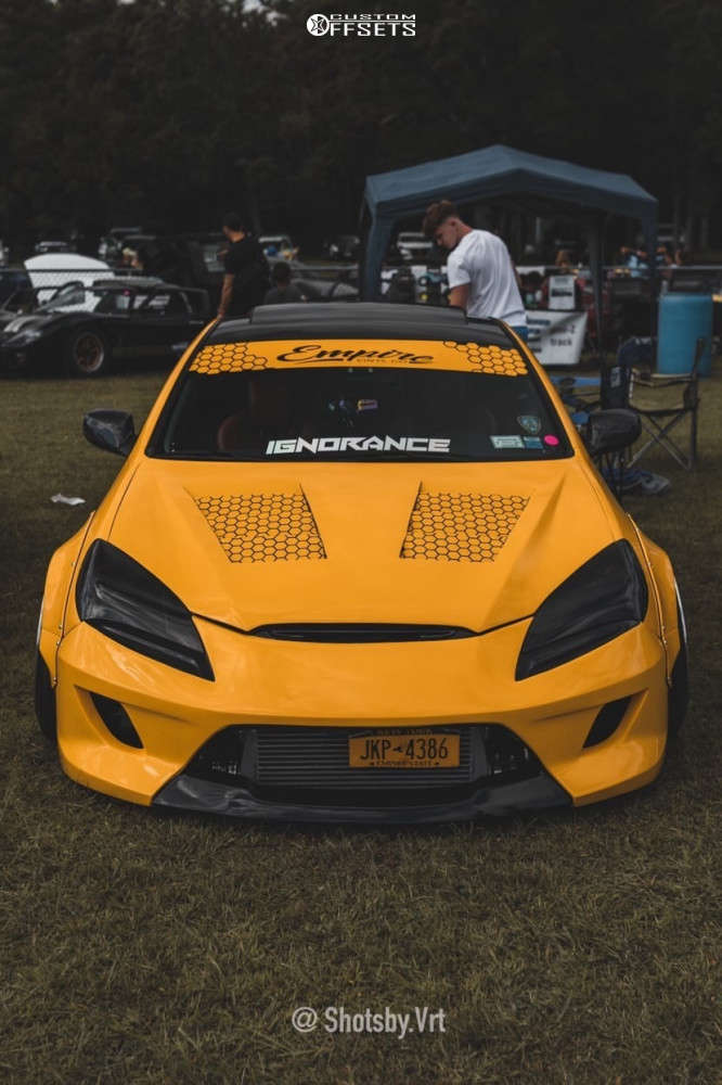 2010 Hyundai Genesis Coupe with 19x12 -25 GMR and 295/30R19 Nitto ...