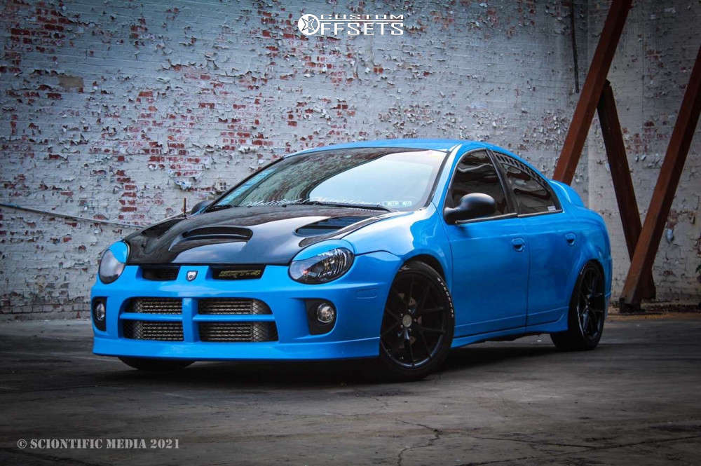 2003 Dodge Neon with 17x8 45 Aodhan Ls007 and 215/45R17 Federal SS595 and Coilovers | Custom Offsets