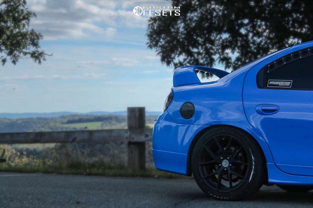 2003 Dodge Neon with 17x8 45 Aodhan Ls007 and 215/45R17 Federal SS595 and Coilovers | Custom Offsets