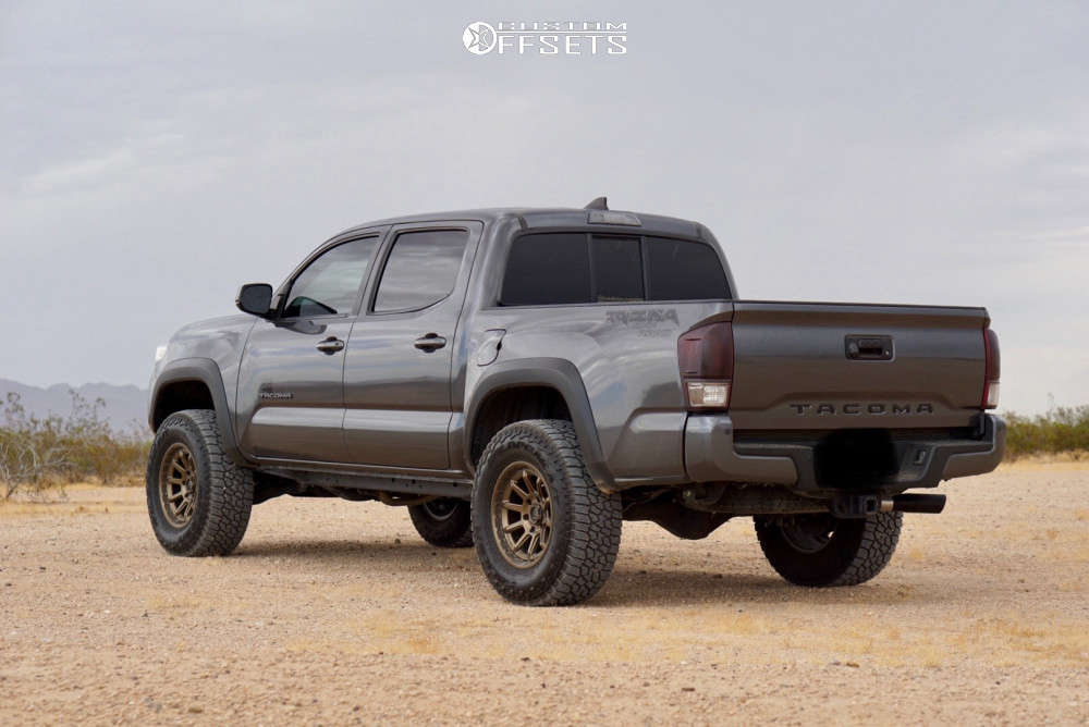 2016 Toyota Tacoma with 17x9 -12 Fuel Torque and 285/70R17 Falken A/t3 ...