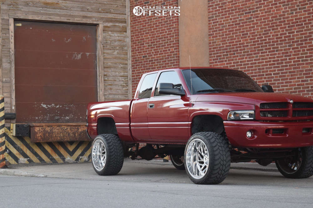 2002 Dodge Ram 2500 with 24x14 -74 Hostile Forged Super Beast and 35/13 ...