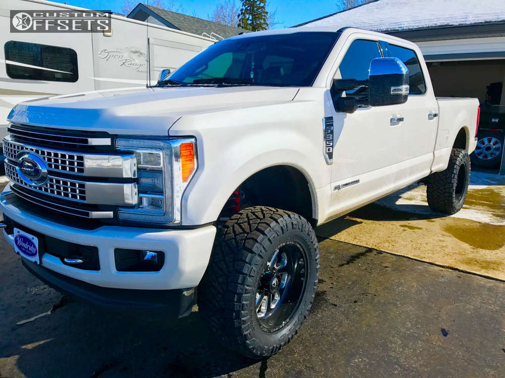 2017 Ford F-350 Super Duty with 20x10 -18 Fuel Flow and 35/13.5R20 ...