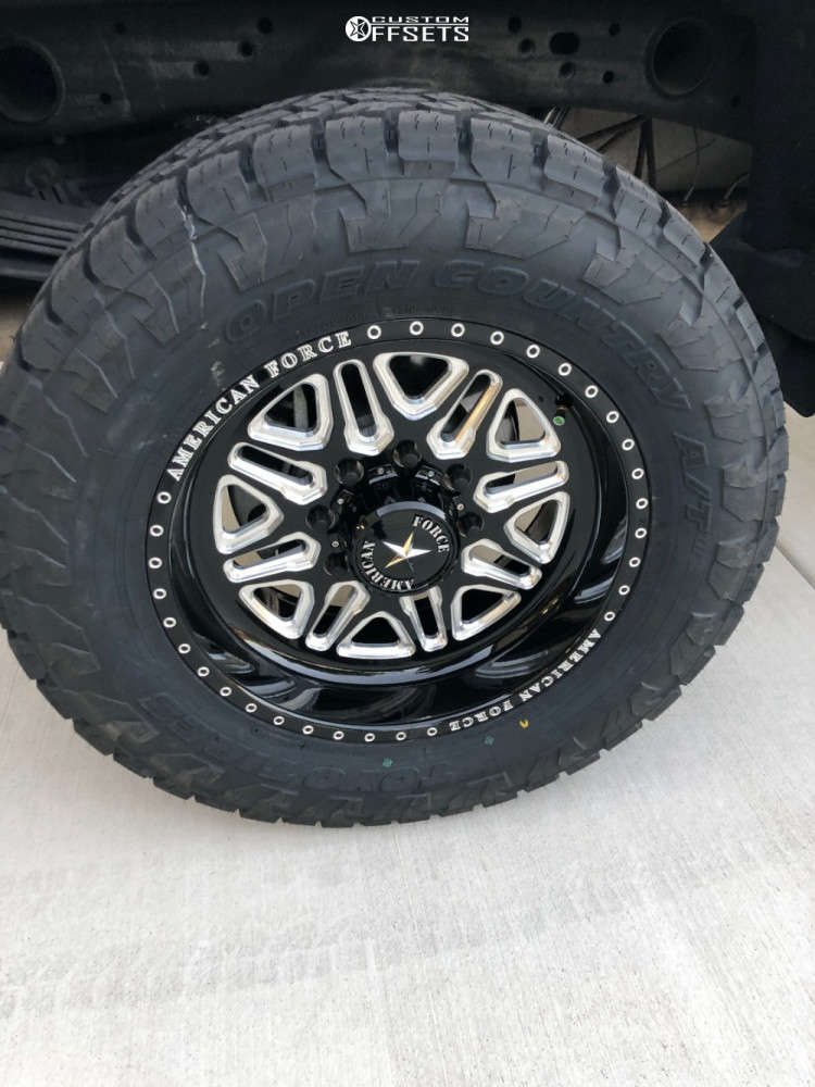 2019 GMC Sierra 2500 HD with 20x9 0 American Force Addict SF and 35/12 ...