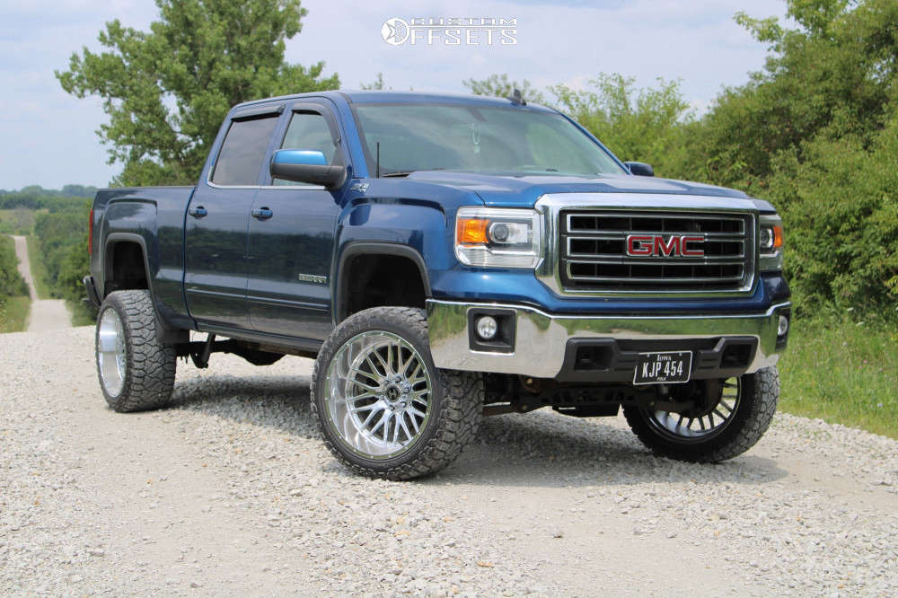 2015 GMC Sierra 1500 with 22x12 -44 Hardcore Offroad Hc19 and 33/12 ...