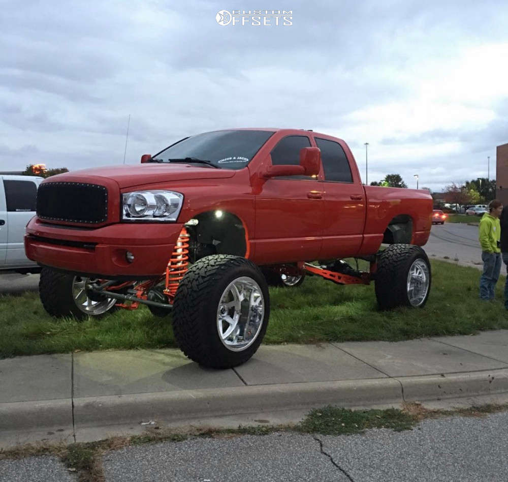 2006 Dodge Ram 2500 with 24x16 -101 Fuel Forged Ff09 and 40/15.5R24 ...