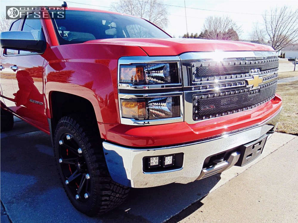 2014 Chevrolet Silverado 1500 with 20x9 -12 Ballistic Jester and 285 ...