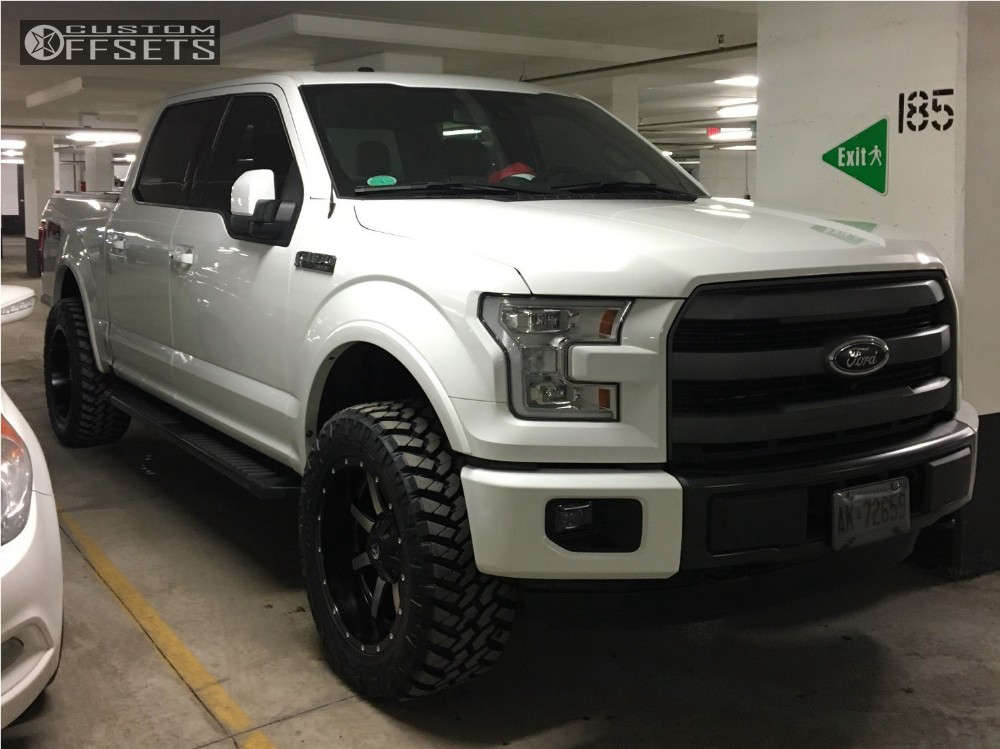 2015 Ford F-150 with 20x10 -12 Fuel 537 and 33/12.5R20 Nitto Trail ...