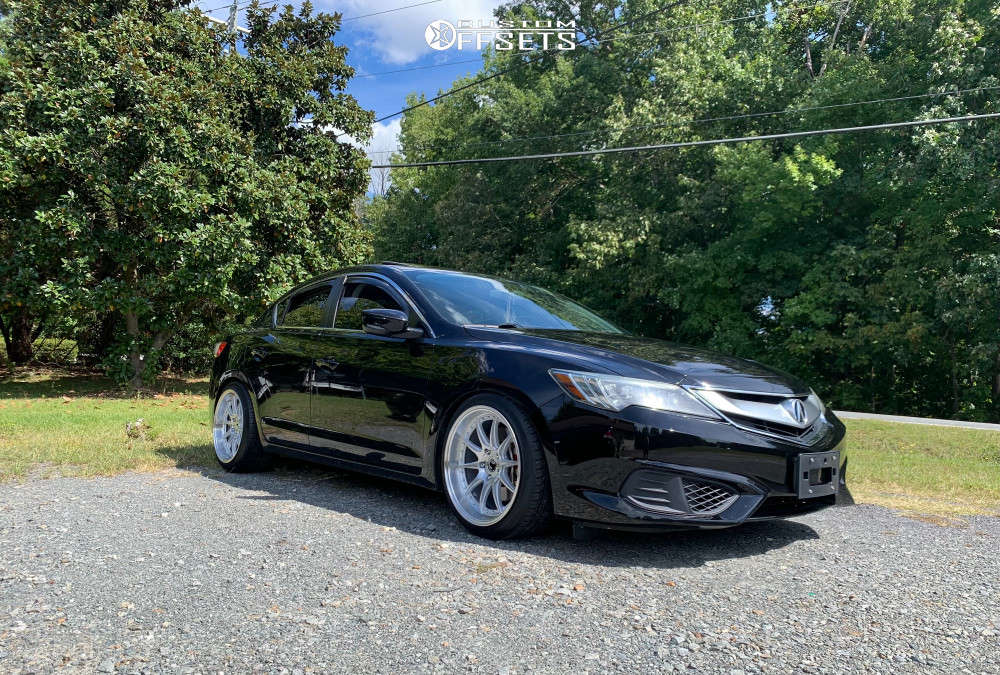 2017 Acura ILX with 18x9.5 30 Aodhan Ds07 and 225/40R18 Fullrun F7000 ...