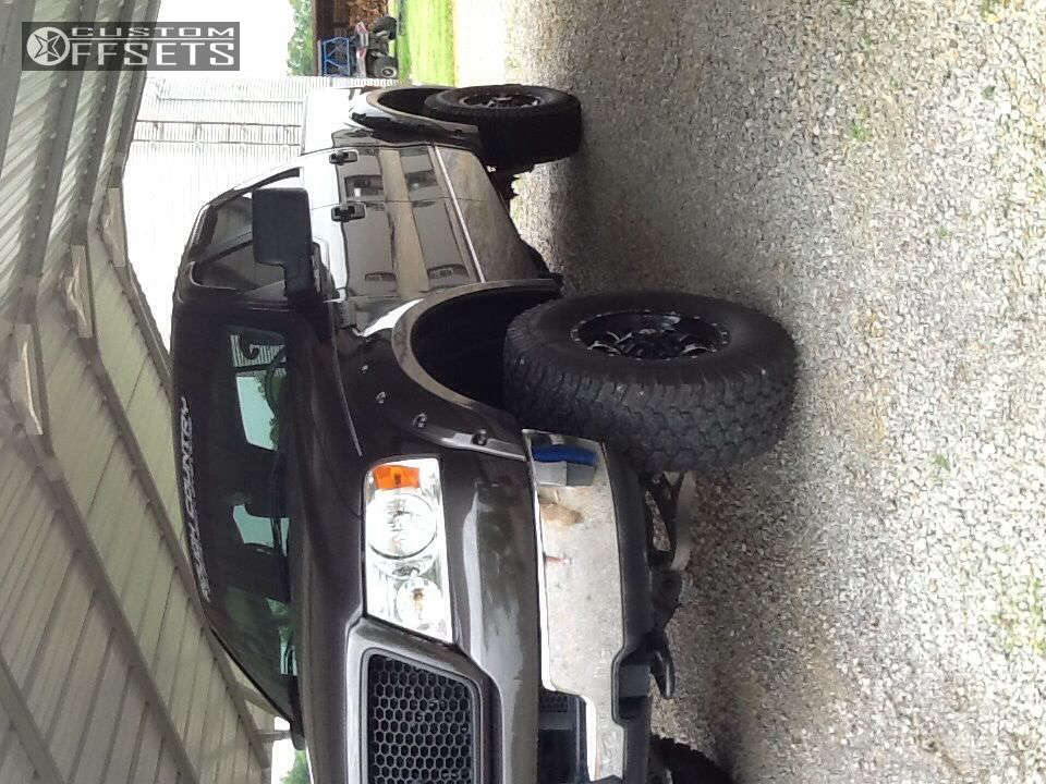 2005 Ford F-150 with 17x9 -12 Ballistic Razorback and 35/12.5R17 ...