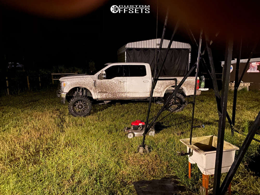 2018 Ford F-250 Super Duty with 24x12 -44 Fuel Forged Ff24 and 38/12 ...