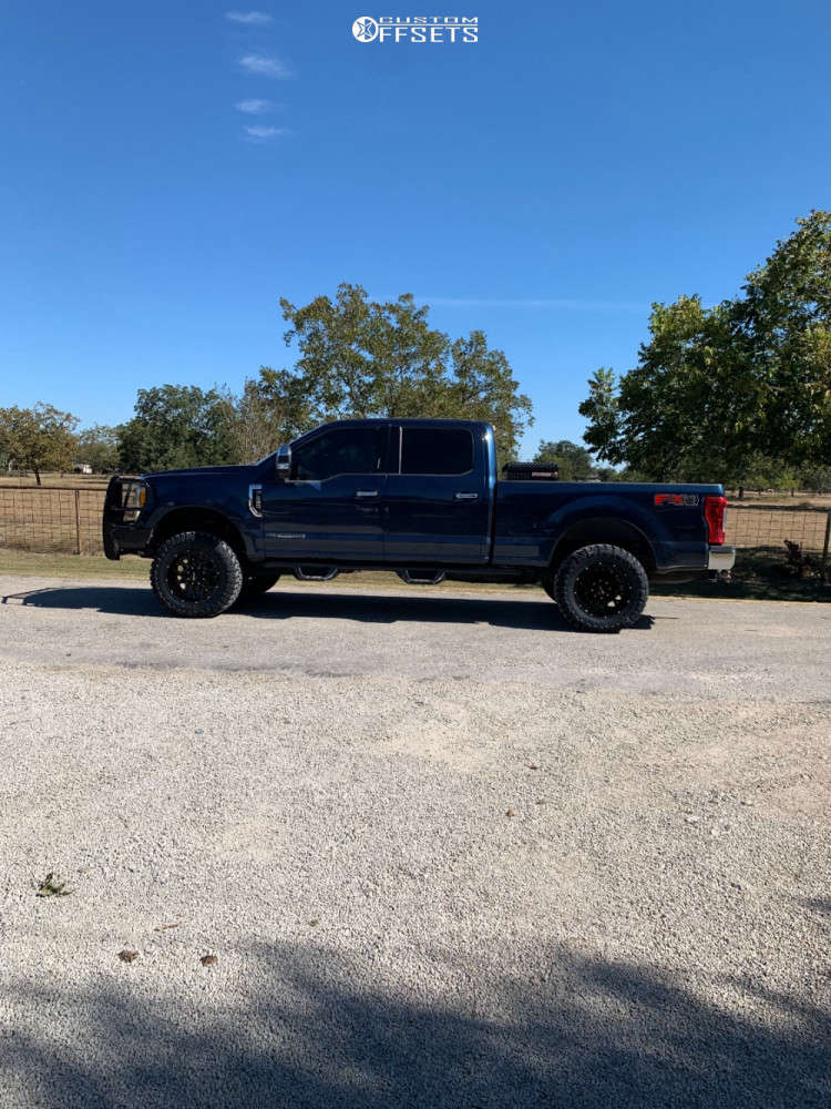 2017 Ford F-250 Super Duty with 20x10 -24 Vision Rocker and 35/12.5R20 ...