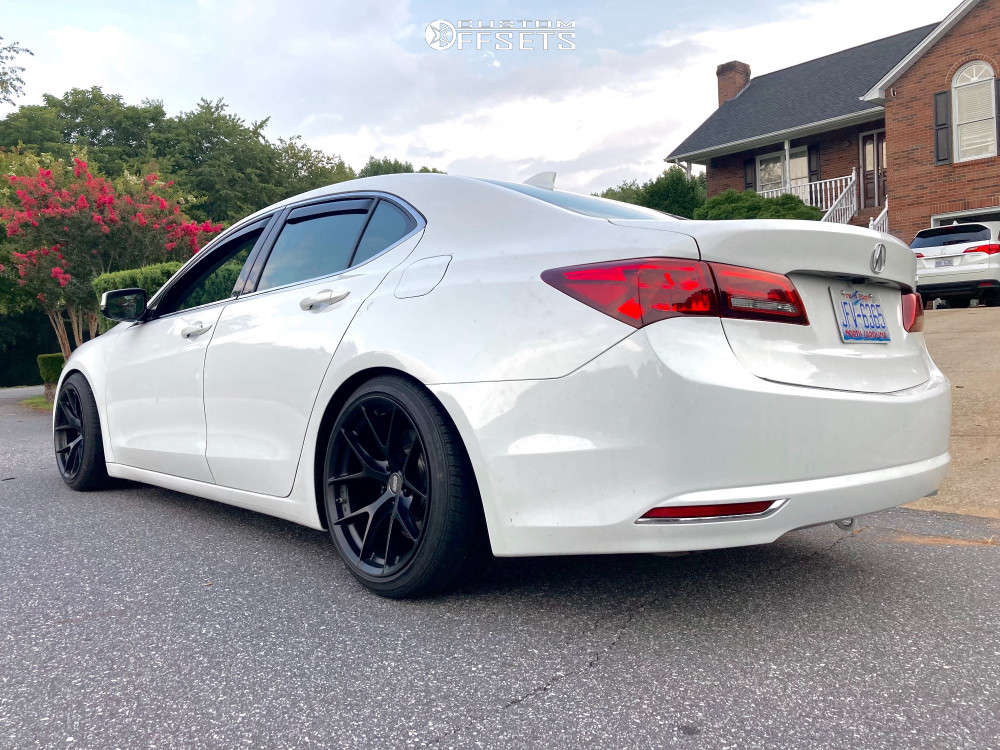 2017 Acura TLX with 18x10 25 ESR Forged Rf2 and 235/40R18 Maxxis and ...