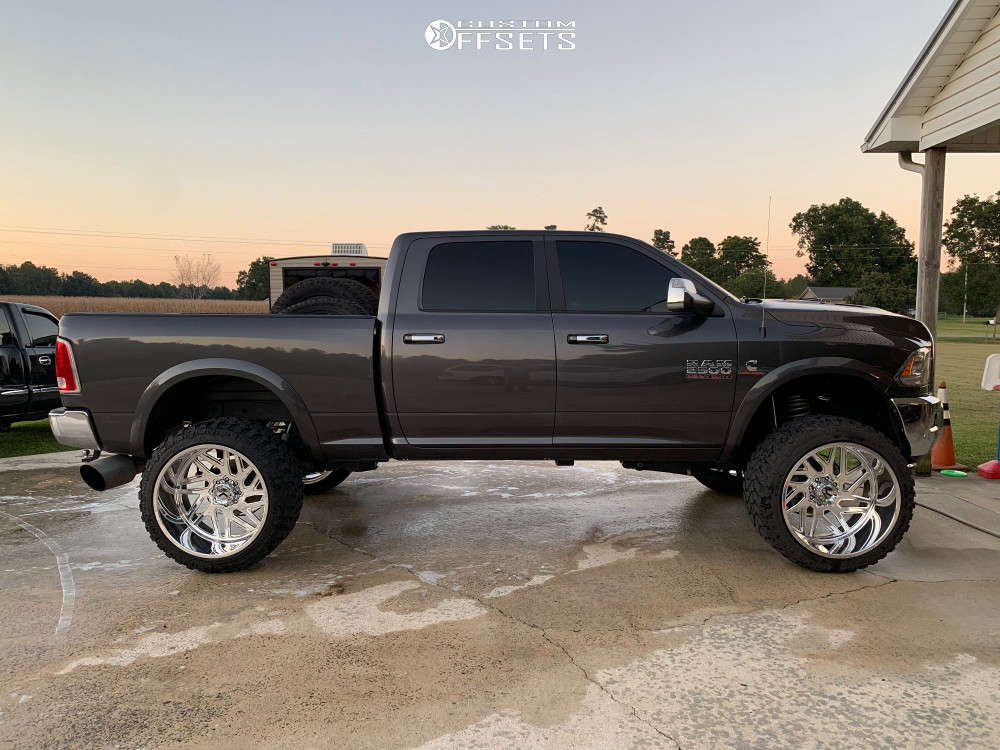 2017 Ram 2500 with 26x16 -101 KG1 Forged Yaz and 38/15.5R26 Fury ...