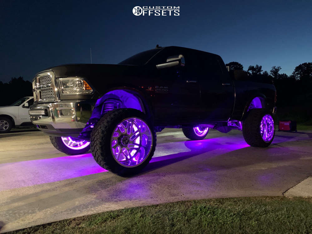 2017 Ram 2500 with 26x16 -101 KG1 Forged Yaz and 38/15.5R26 Fury ...