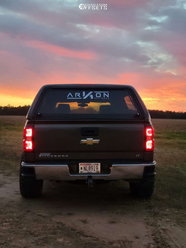 2015 Chevrolet Silverado 1500 with 20x12 -51 ARKON OFF-ROAD Mandela and 33/12.5R20 Federal ...