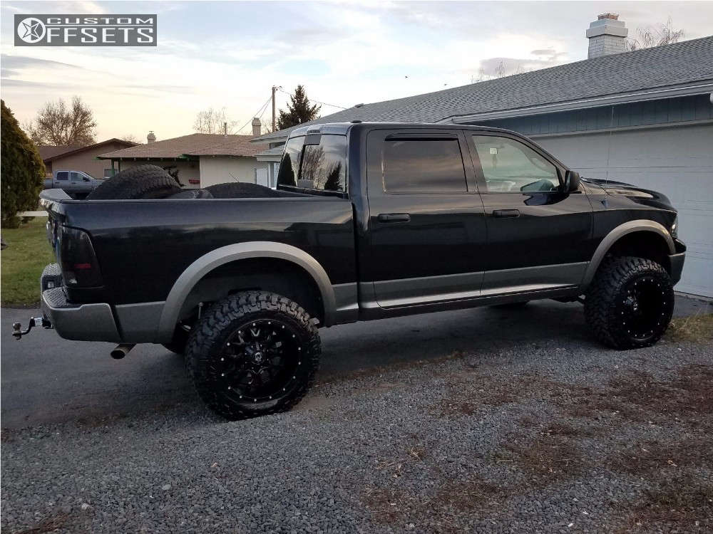 2009 Dodge Ram 1500 with 20x12 -44 Dropstars 645b and 35/12.5R20 Nitto ...