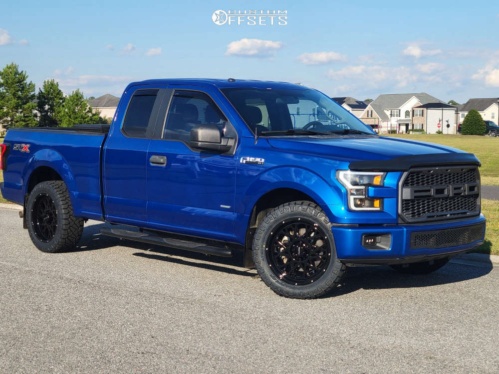 2017 Ford F-150 with 20x9 12 Vision Rocker and 275/55R20 Nitto Ridge ...