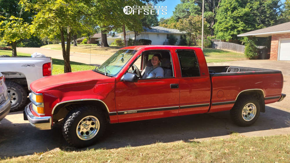 1997 Chevrolet C1500 with 15x8 9 Ultra 164 and 29/9.5R15 Kenda Klever ...