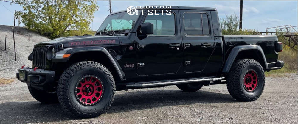 2021 Jeep Gladiator with 17x8.5 0 Method Mr305 and 35/12.5R17 Mickey ...