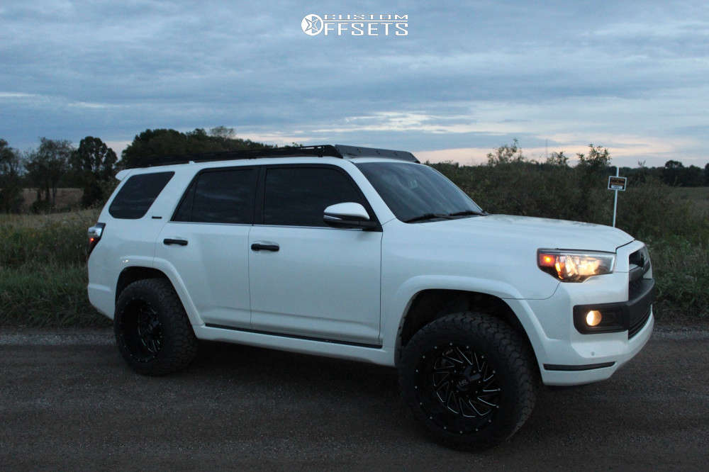2015 Toyota 4Runner with 20x12 -44 Hardrock Crusher H704 and 285/55R20 ...