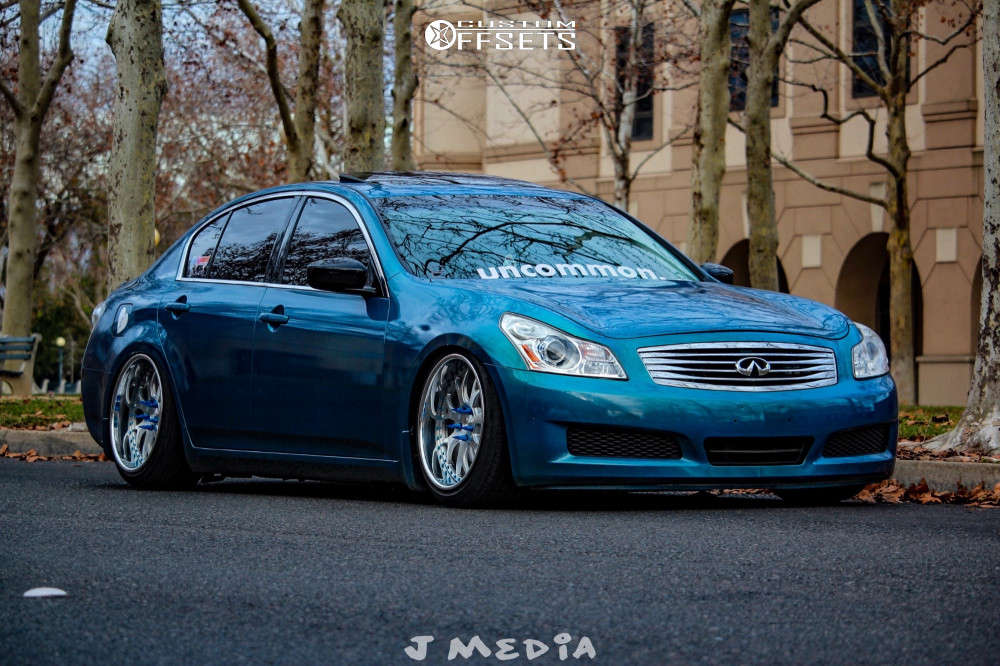 2009 INFINITI G37 with 19x10 20 GMR Gs-109 and 235/35R19 Cosmo Mucho ...