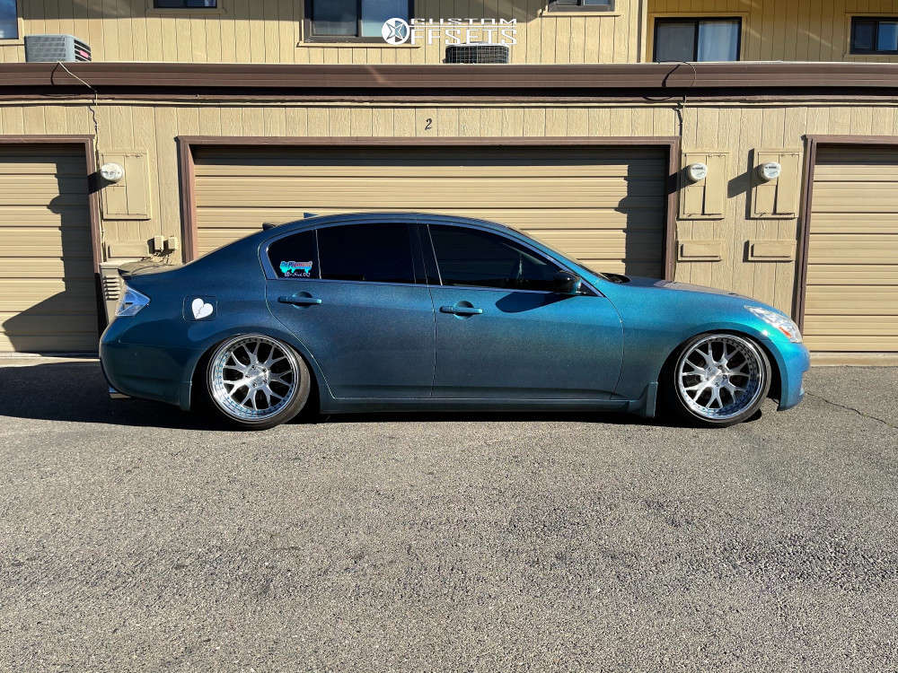 2009 INFINITI G37 with 19x10 20 GMR Gs-109 and 235/35R19 Cosmo Mucho ...