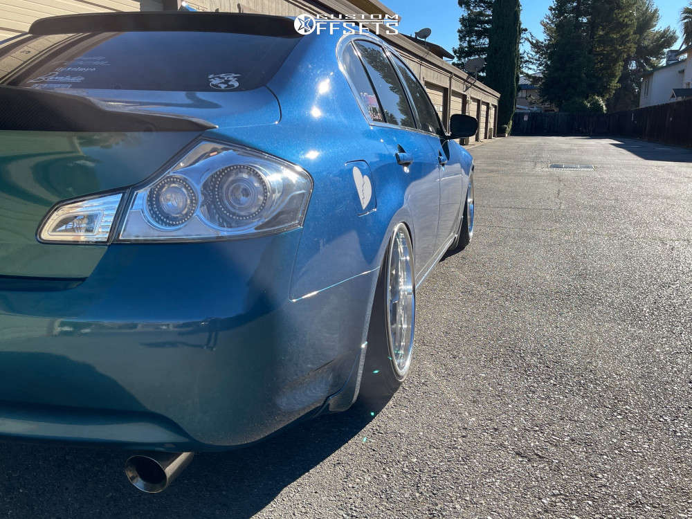 2009 INFINITI G37 with 19x10 20 GMR Gs-109 and 235/35R19 Cosmo Mucho ...
