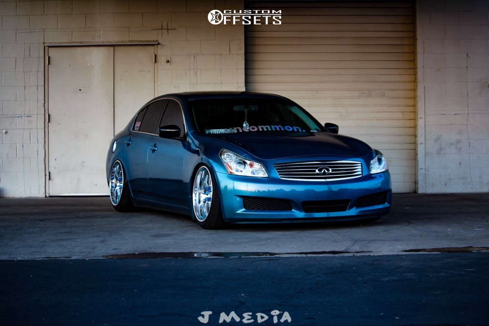 2009 INFINITI G37 with 19x10 20 GMR Gs-109 and 235/35R19 Cosmo Mucho ...