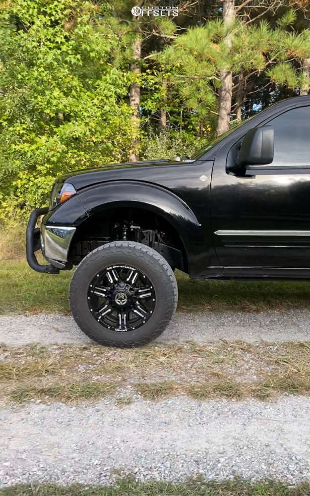 2006 Nissan Frontier with 18x9 -10 Anthem Off-Road Equalizer and 275 ...