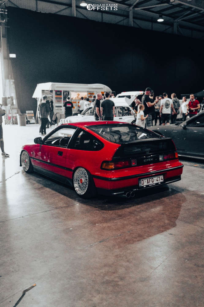 1990 Honda CRX with 15x7 30 BBS Rm and 165/40R15 Nankang Ns-20 and Air ...