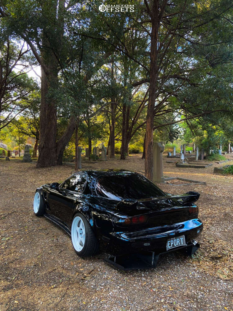 1995 Mazda RX-7 with 17x10 20 Desmond Regamaster and 265/35R17 Michelin ...