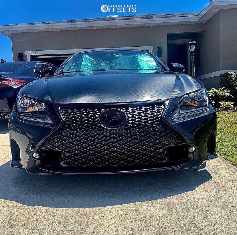 2017 Lexus RC350 with 20x8.5 35 Ferrada FR2 and 235/35R20 Toyo Tires ...
