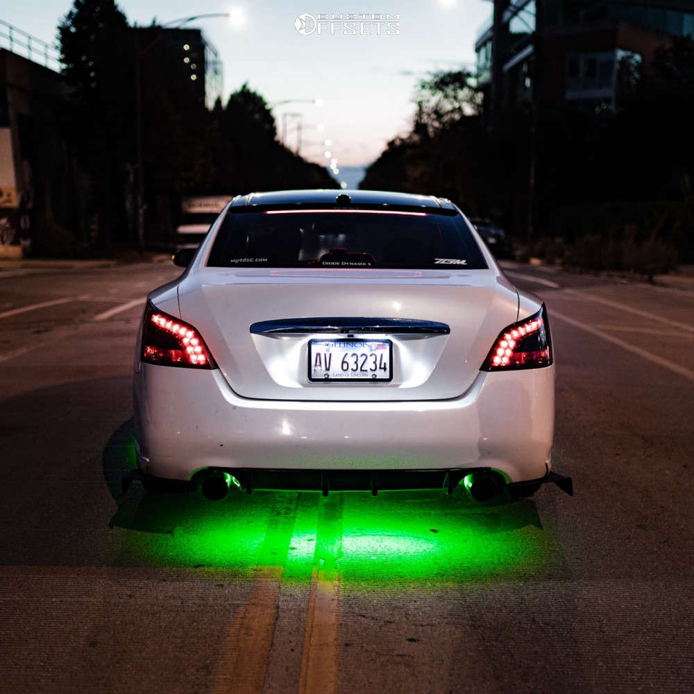 2014 Nissan Maxima with 18x8 40 Vision Boost and 245/45R18 Continental ...