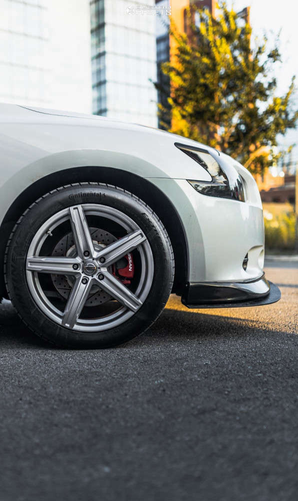 2014 Nissan Maxima with 18x8 40 Vision Boost and 245/45R18 Continental ...
