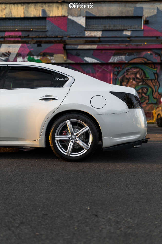 2014 Nissan Maxima with 18x8 40 Vision Boost and 245/45R18 Continental ...