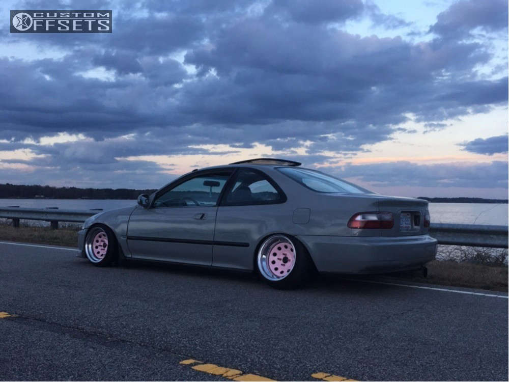 1994 Honda Civic with 15x8 -12 Diamond Racing and 195/45R15 Toyo Tires ...