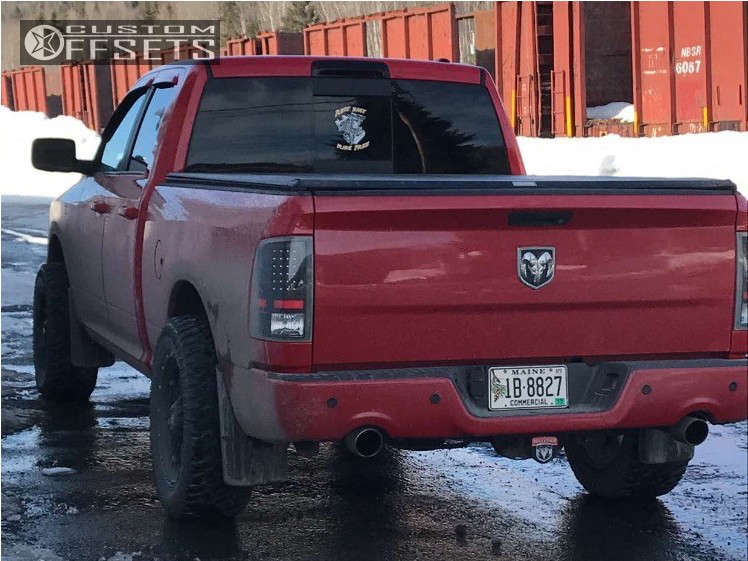 2011 Ram 1500 with 20x9 1 Fuel Hostage and 33/12.5R20 Atturo Trail ...
