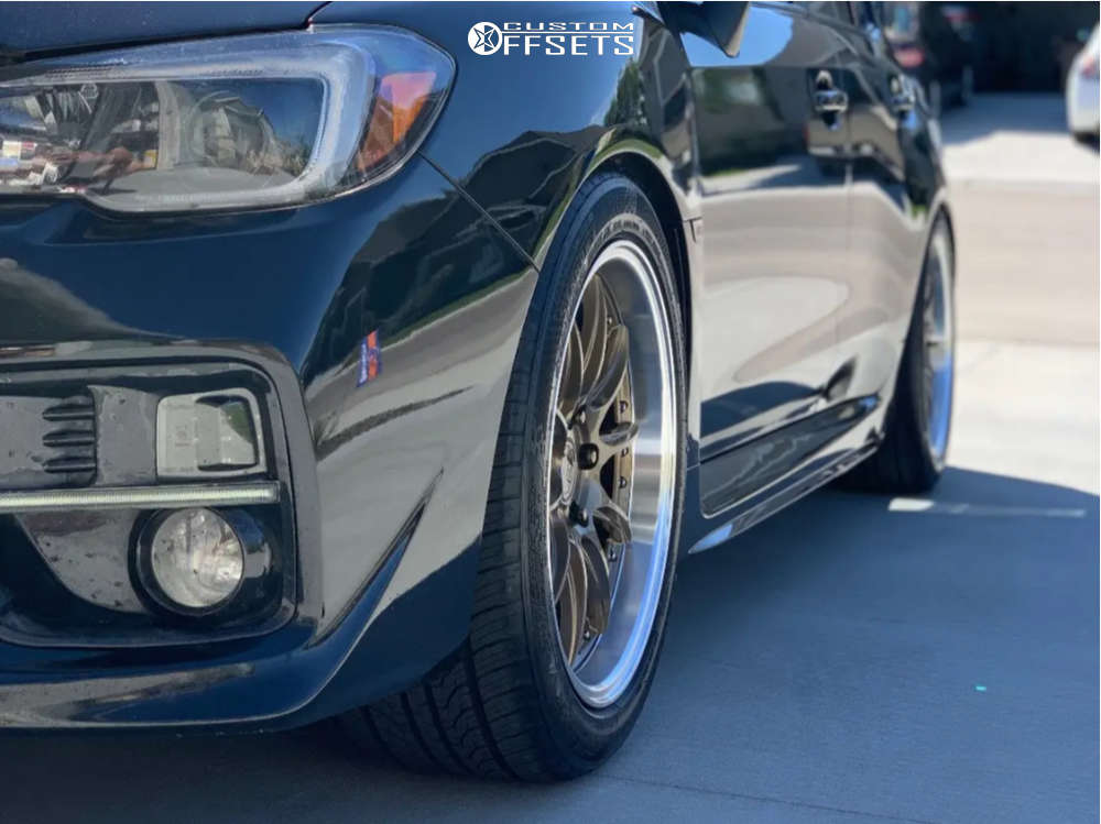 2017 Subaru WRX Wheel Offset Flush Lowering Springs | 1894191 | Custom ...