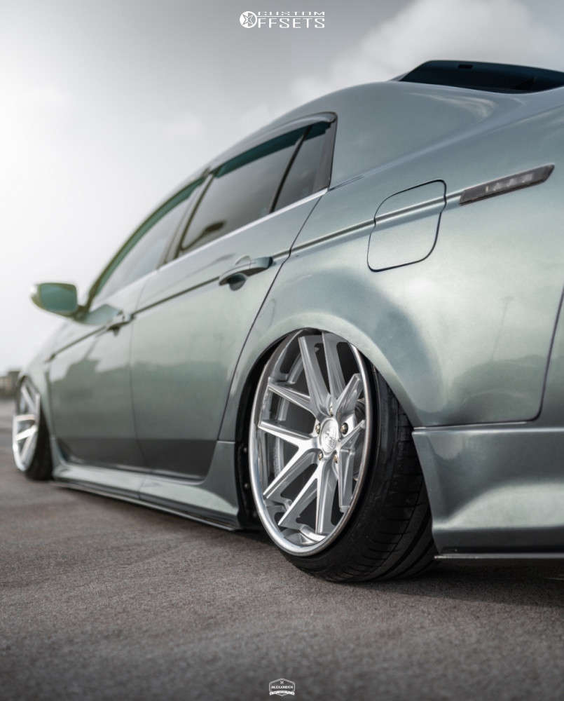 2004 Acura TL with 19x11 28 Rohana Rc9 and 235/35R19 Land Golden ...