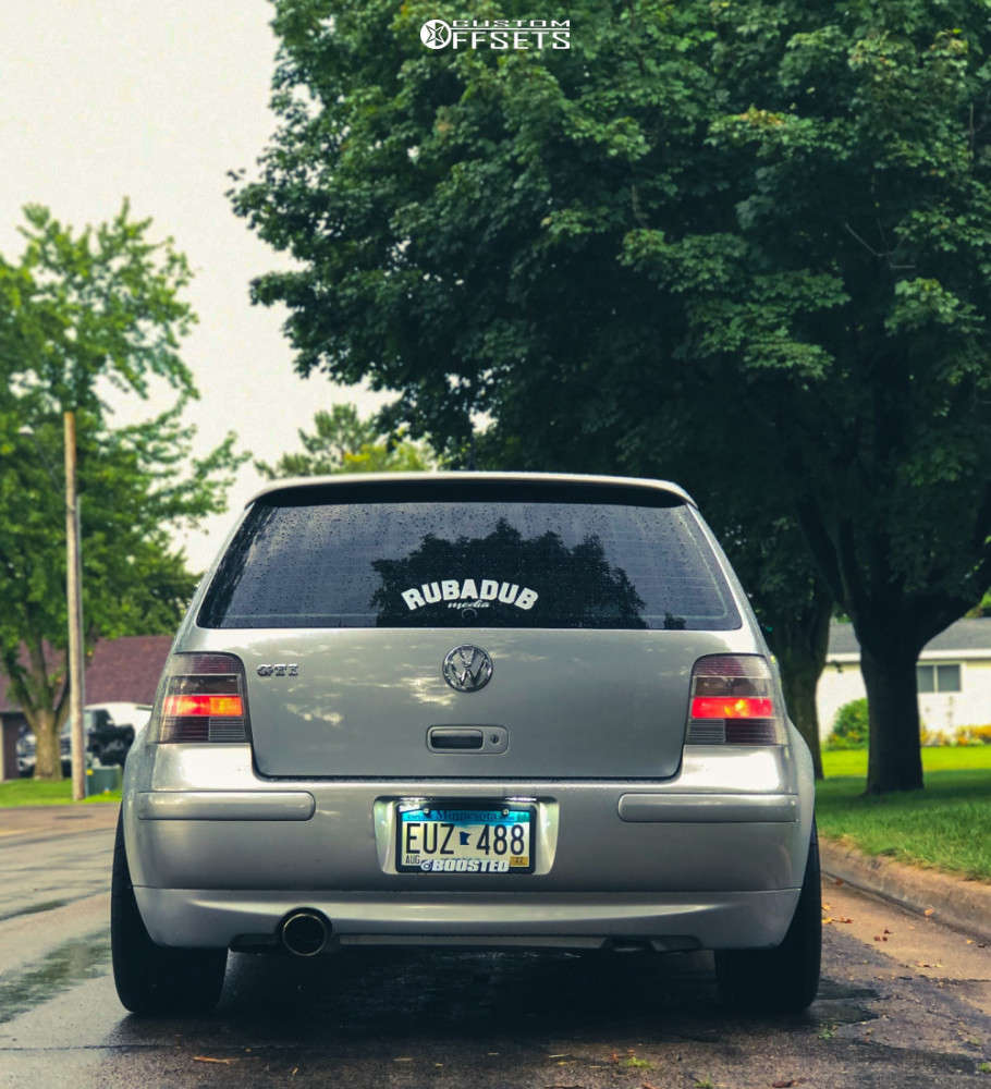 2002 Volkswagen Golf with 18x8.5 30 ESR Sr01 and 225/40R18 Nankang Ns ...