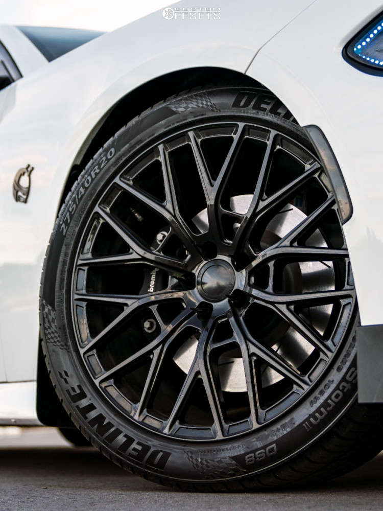 2020 Dodge Charger with 20x9 15 Asanti Black Abl-21 and 275/40R20 ...