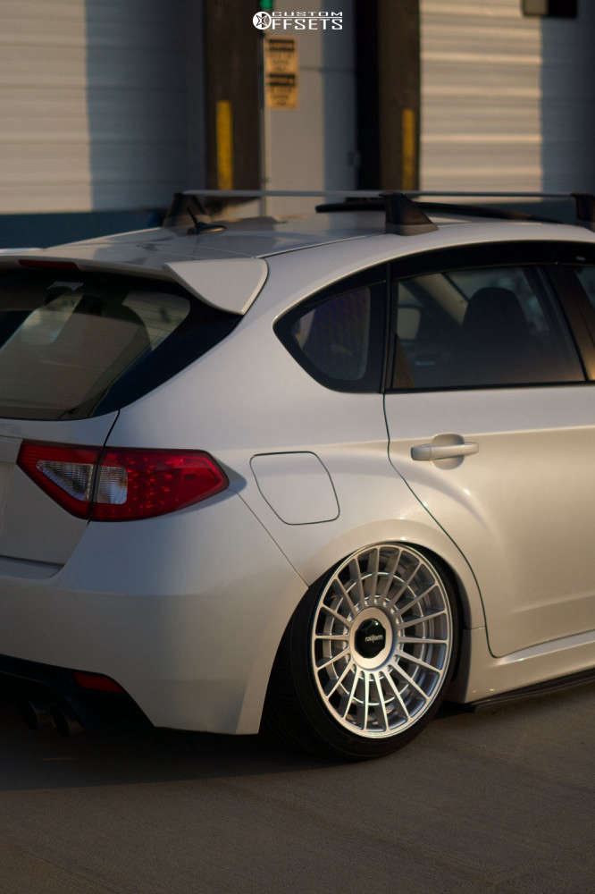 2013 Subaru WRX with 18x9.5 25 Rotiform Las-r and 225/40R18 Toyo Tires ...