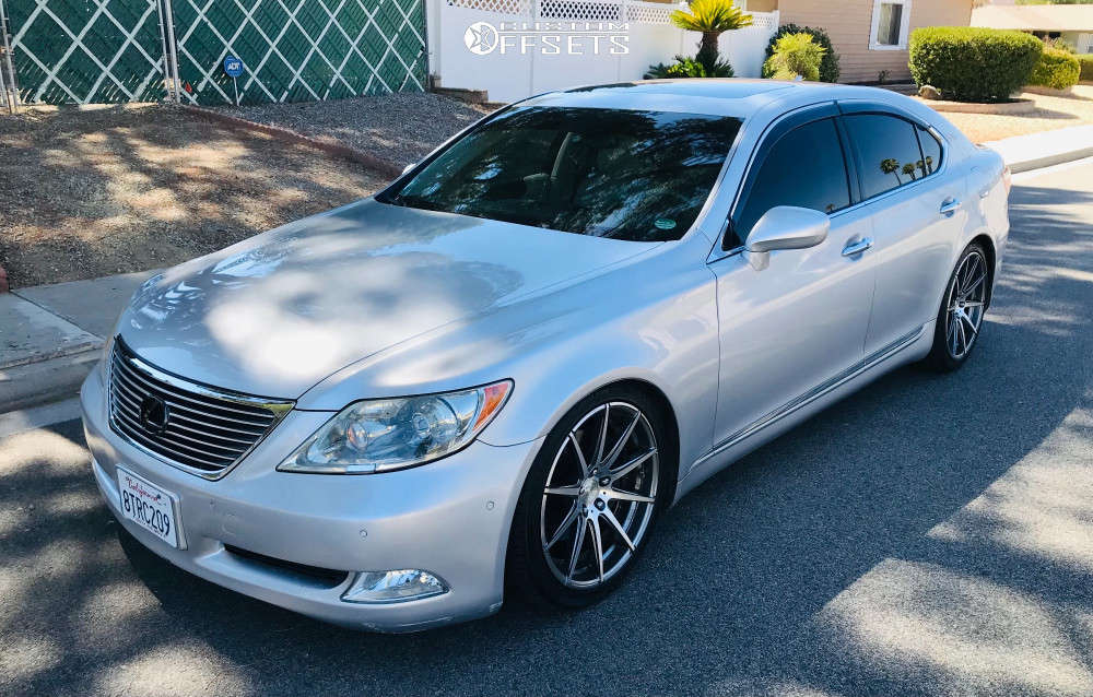2007 Lexus LS460 with 20x9 45 Verde Insignia and 245/40R20 Lexani Lx ...