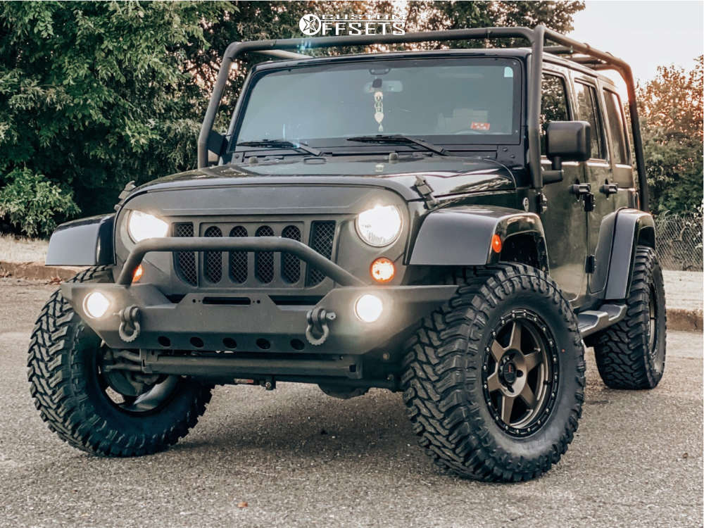 2016 Jeep Wrangler with 17x8.5 -6 DX4 Recon and 33/12.5R17 Atturo Trail ...