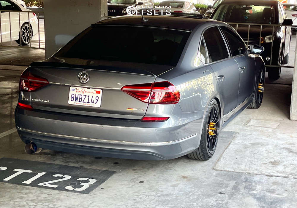 2017 Volkswagen Passat with 18x8.5 35 Variis Vr15 and 225/45R18 Momo ...