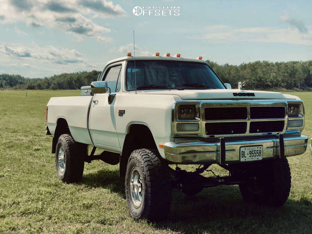 1991 Dodge W250 with 17x10 -25 Weld Racing Velocity and 37/12.5R17 Toyo ...