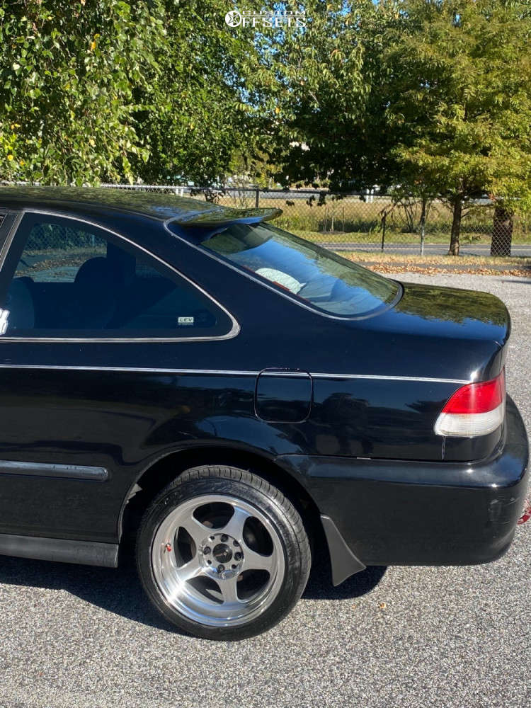 1999 Honda Civic with 15x8 20 Vors Sp1 and 195/45R15 Toyo Tires Extensa ...