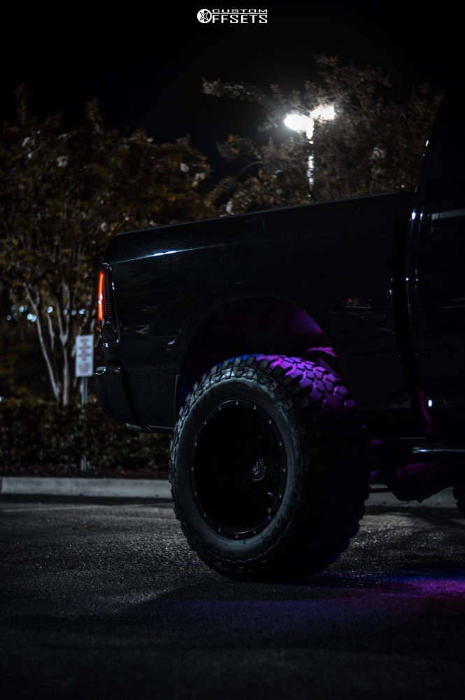 2015 Ram 1500 with 20x12 -44 Dropstars 645b and 37/12.5R20 AMP Terrain ...