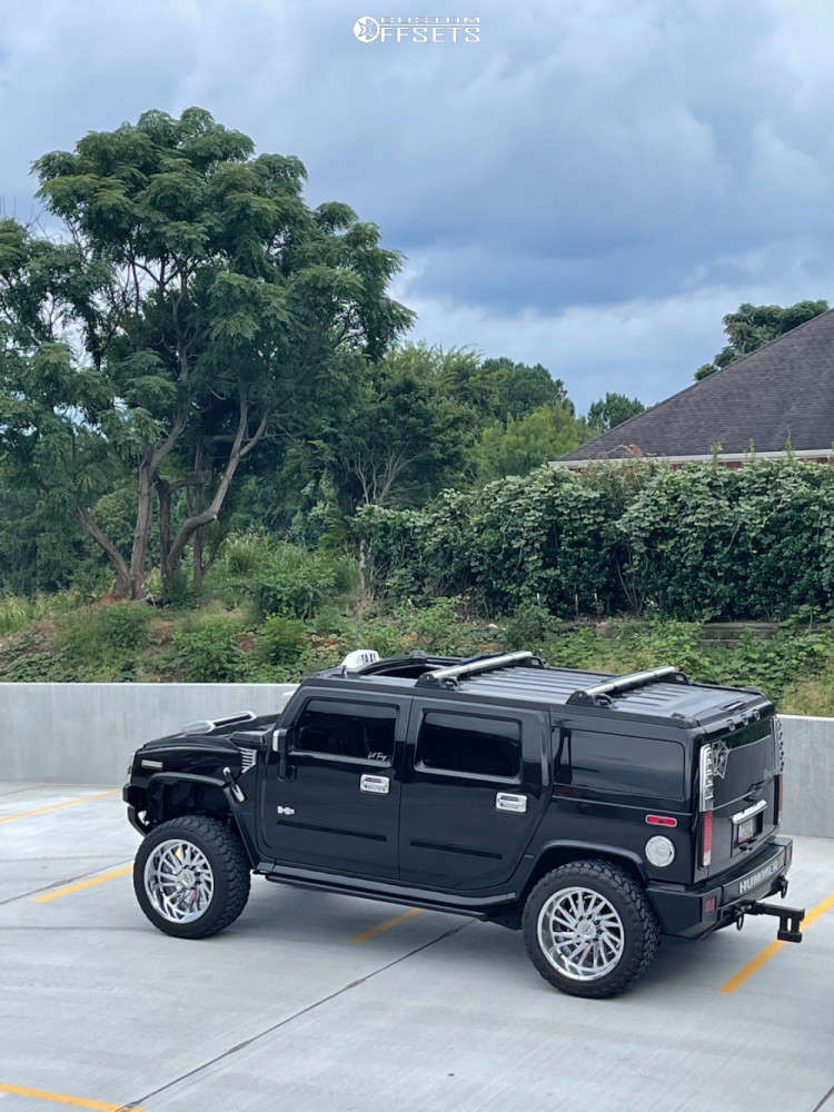 2005 Hummer H2 with 22x12 -45 Tuff T2a and 35/12.5R22 Toyo Tires Open ...