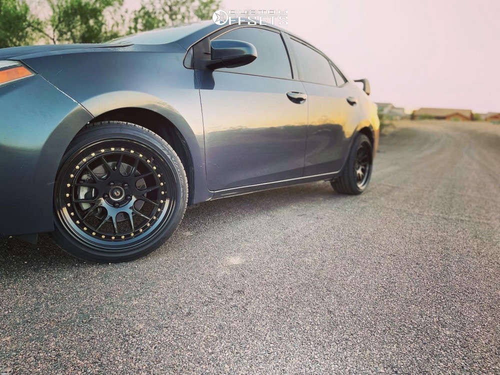 2016 Toyota Corolla Wheel Offset Nearly Flush Stock | 1898820 | Custom ...